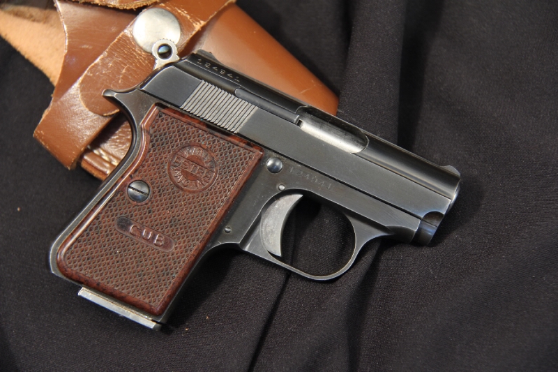 Astra-Unceta Y Cia Cub .22 Short Semi-Auto Pistol W/ Holster, No Reserve For Sale at GunAuction ...
